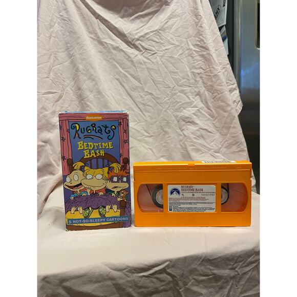 Paramount | Media | Rugrats Bedtime Bash Vhs Tape 997 Cartoon Movie Film Orange Nickelodeon Show ...
